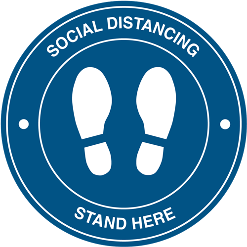 Social Distancing Floor Marke